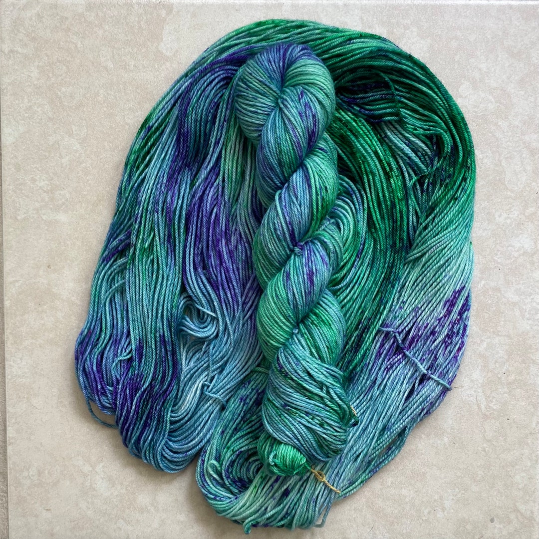 Hand Dyed 4 Ply Yarn |ready to Ship | Yarn | Superwash | Multi Colored ...