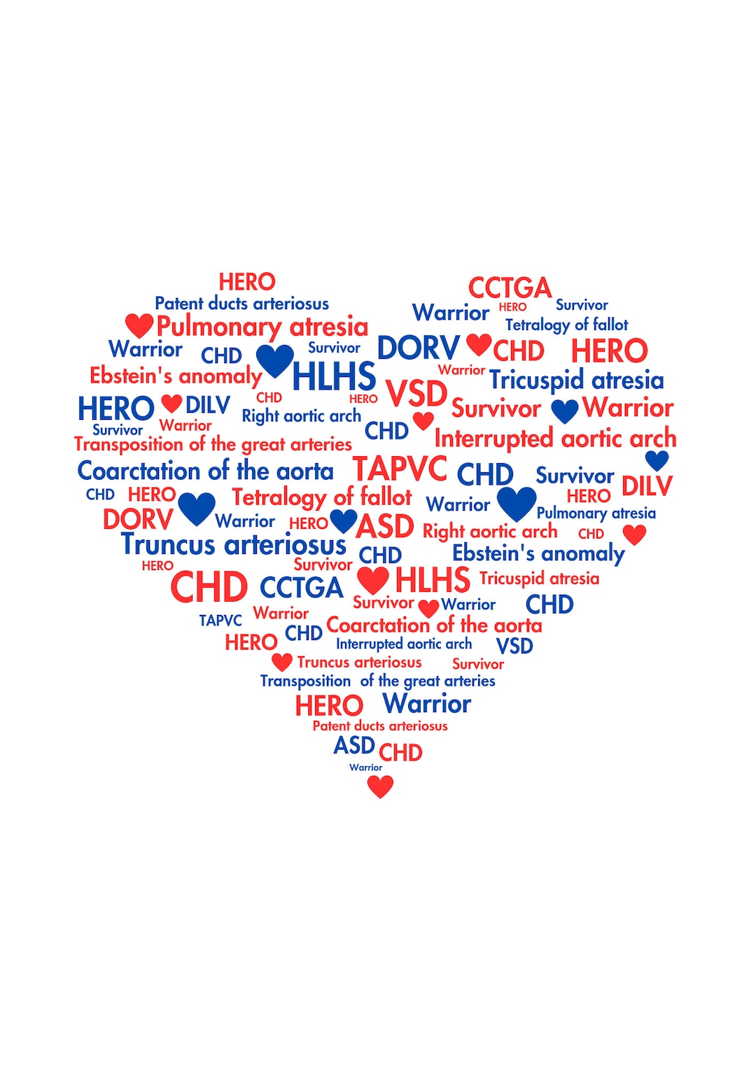 Digital Download A4 Size CHD Awareness / Congenital Heart - Etsy