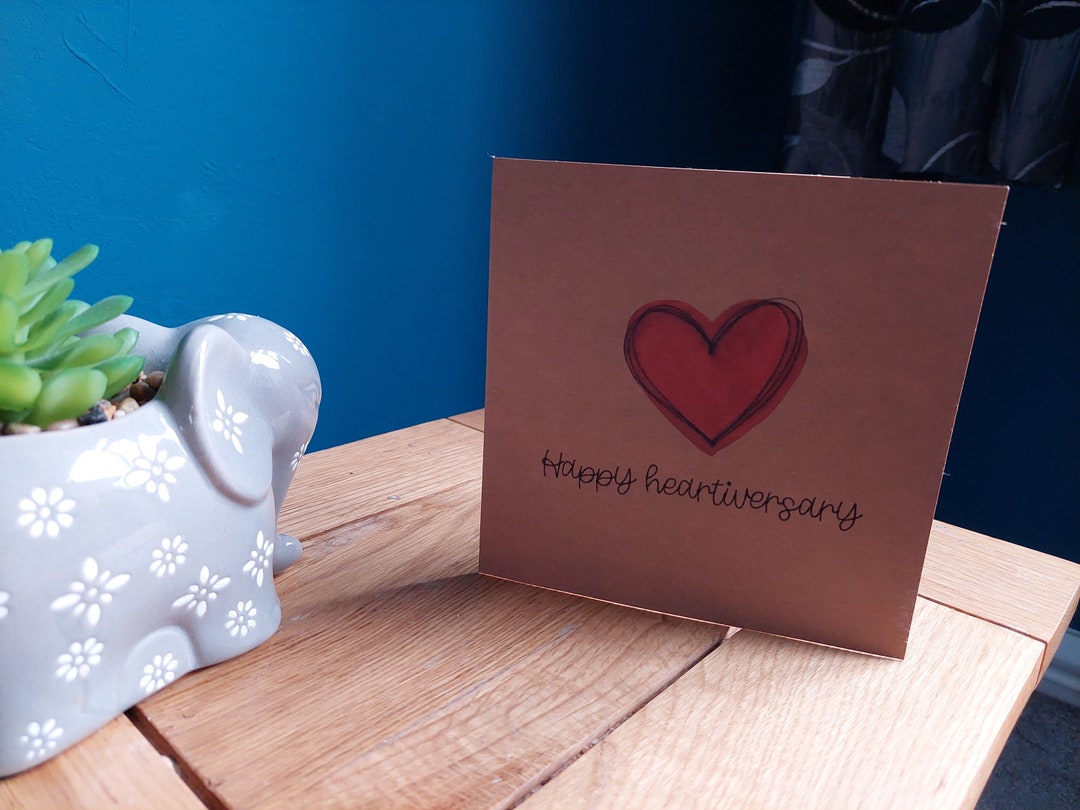 Aesthetic Inspired Happy Heartiversary Card - CHD Awareness, Gift for ...