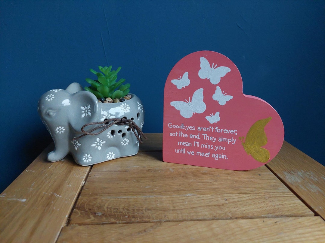 Freestanding Butterflies Memorial Sympathetic Loss Keepsake, Unique ...