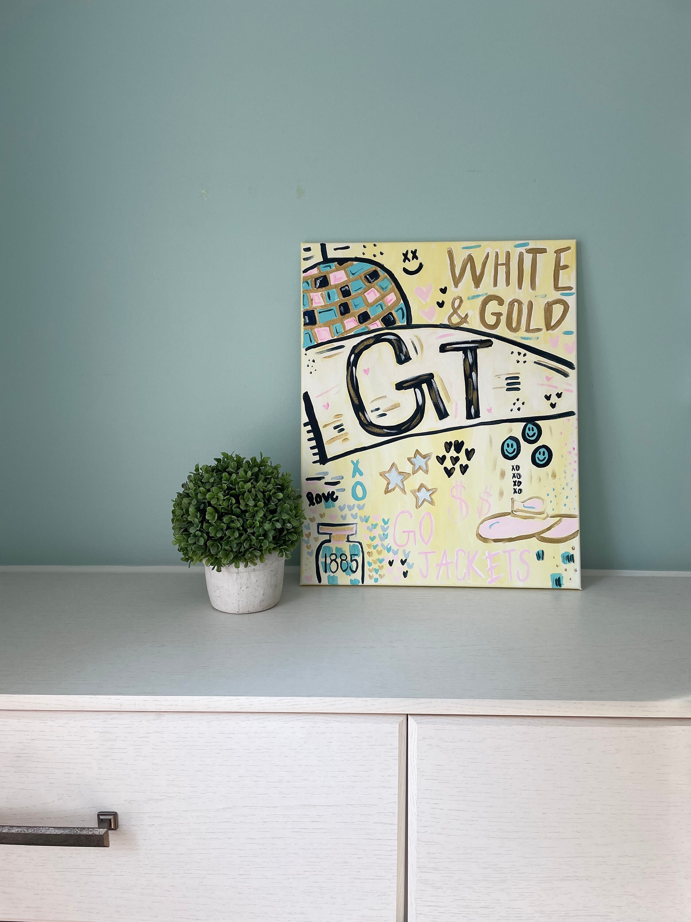 Custom College Canvas - Etsy