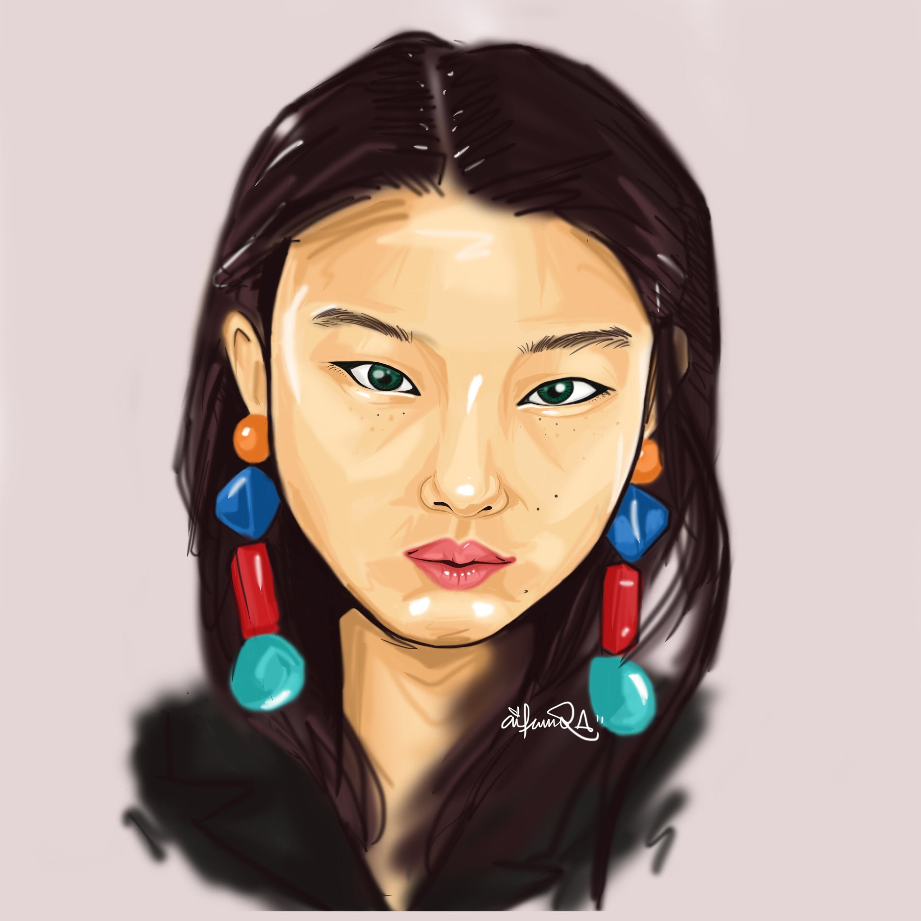 Custom Digital Portrait Painting, Portrait Illustration, Self-portrait ...