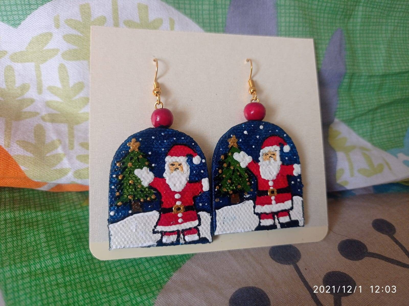 Work Earrings Handmade