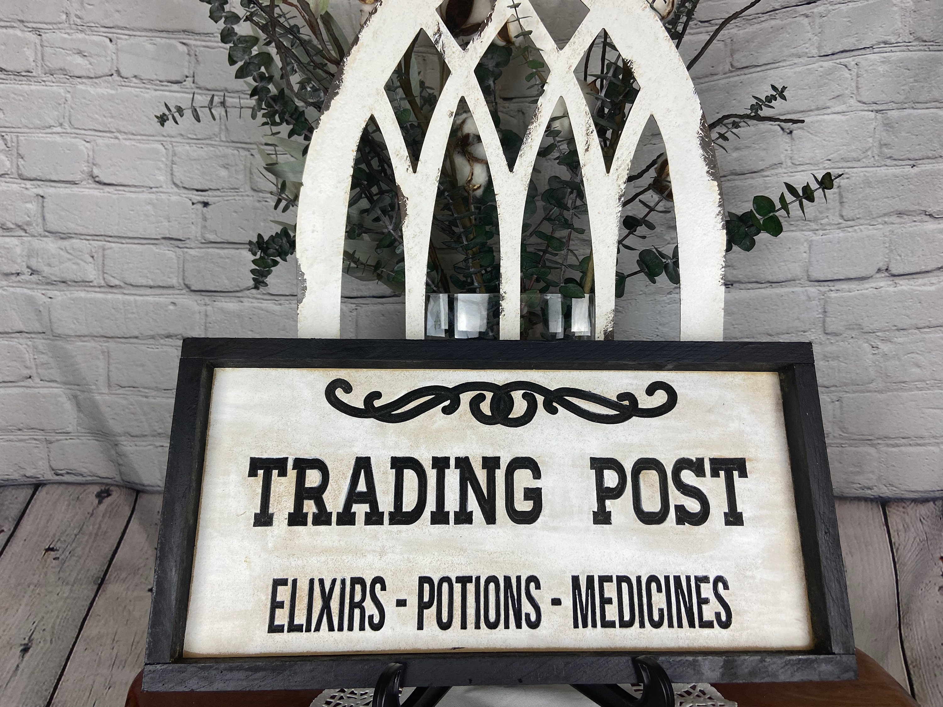 Trading Post Wood Sign - Etsy