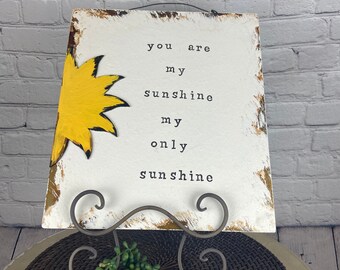 Sunshine Metal Sign - Etsy