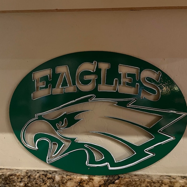 Metal Philadelphia Eagles Signs - Etsy