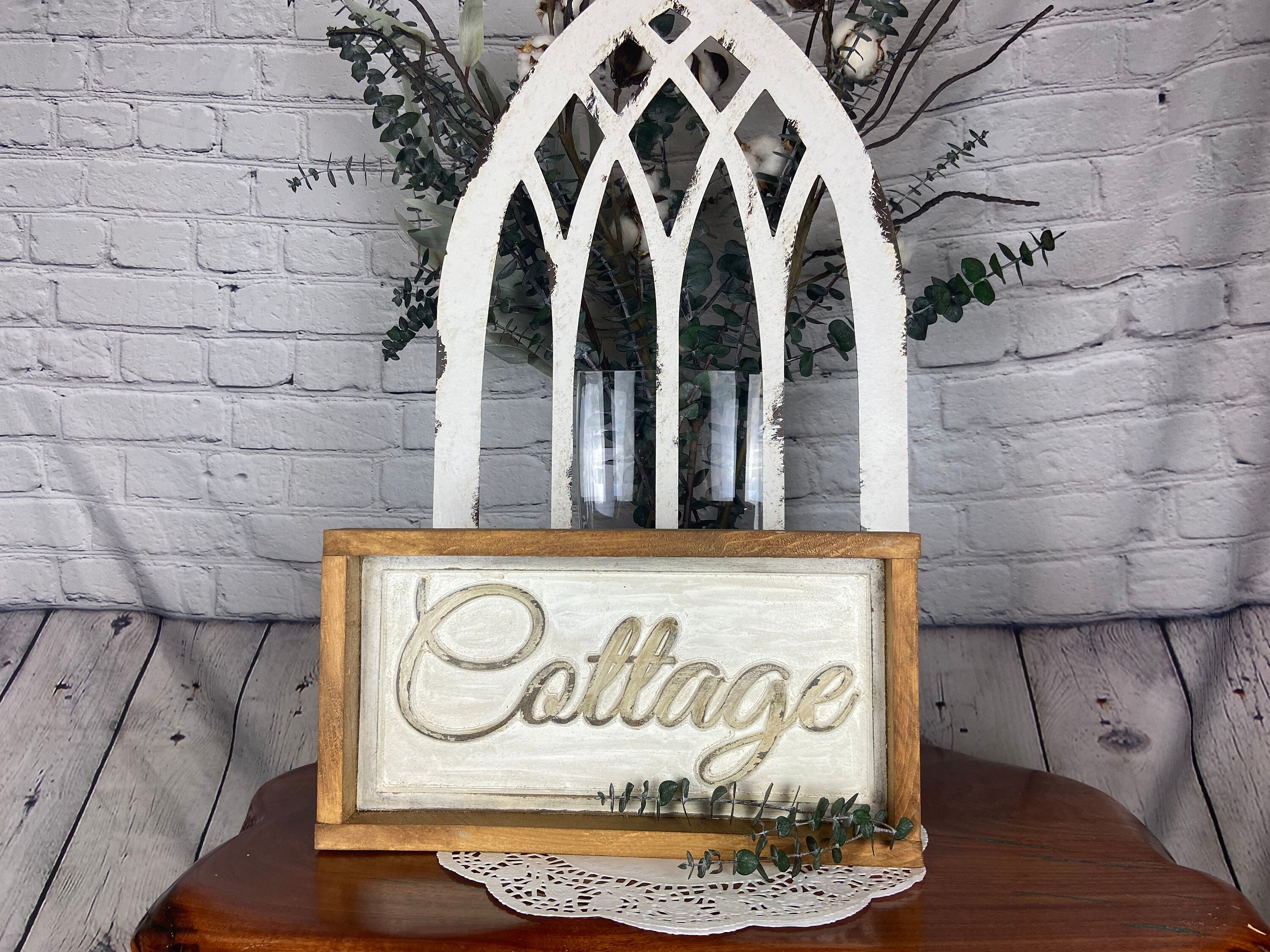 Cottage Wood Sign - Etsy