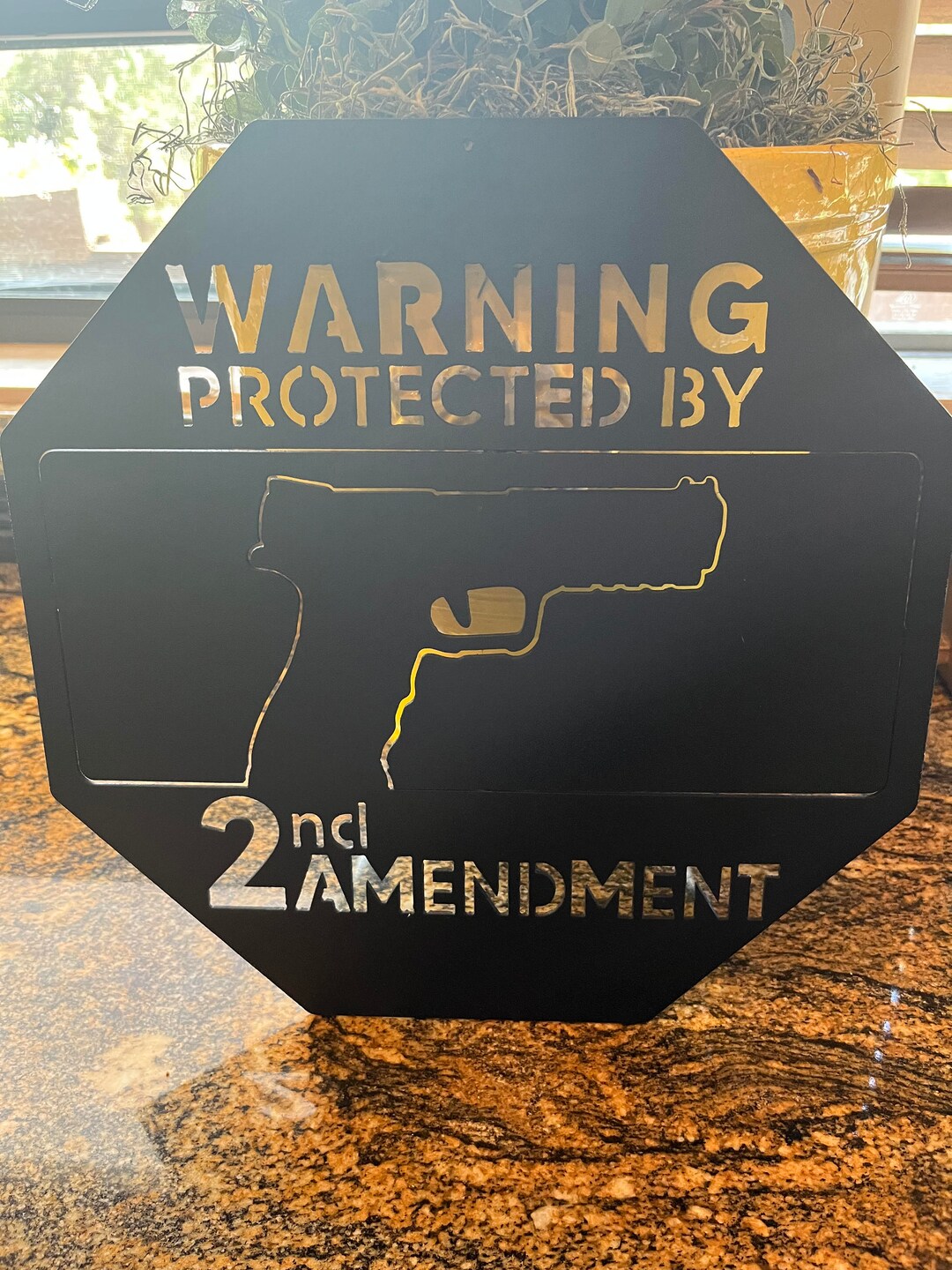 Metal 2nd Amendment Sign - Etsy