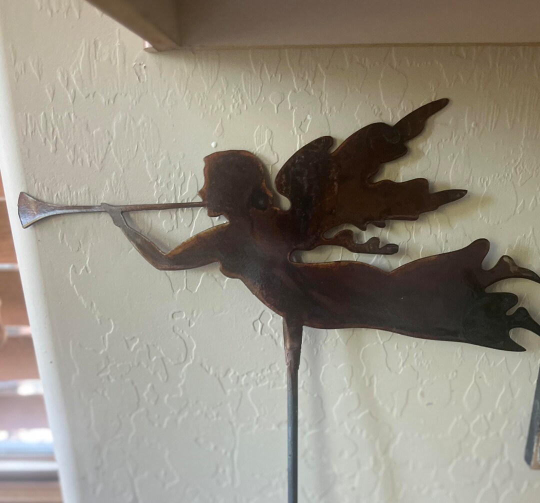 Metal Angel With Trumpet - Etsy