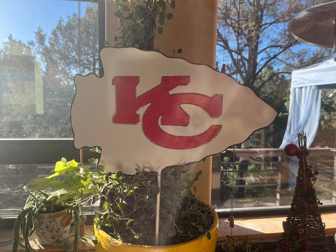 Metal Chiefs Football Stake Large - Etsy