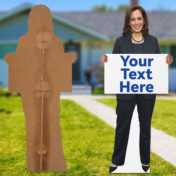Kamala Harris Cardboard Cutout - Etsy