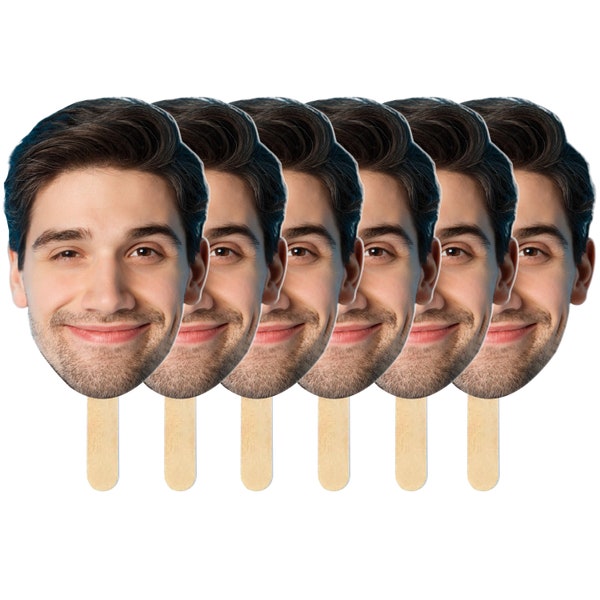 Photo Face on Stick - Etsy