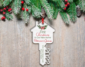 New Home Ornament Key - Etsy