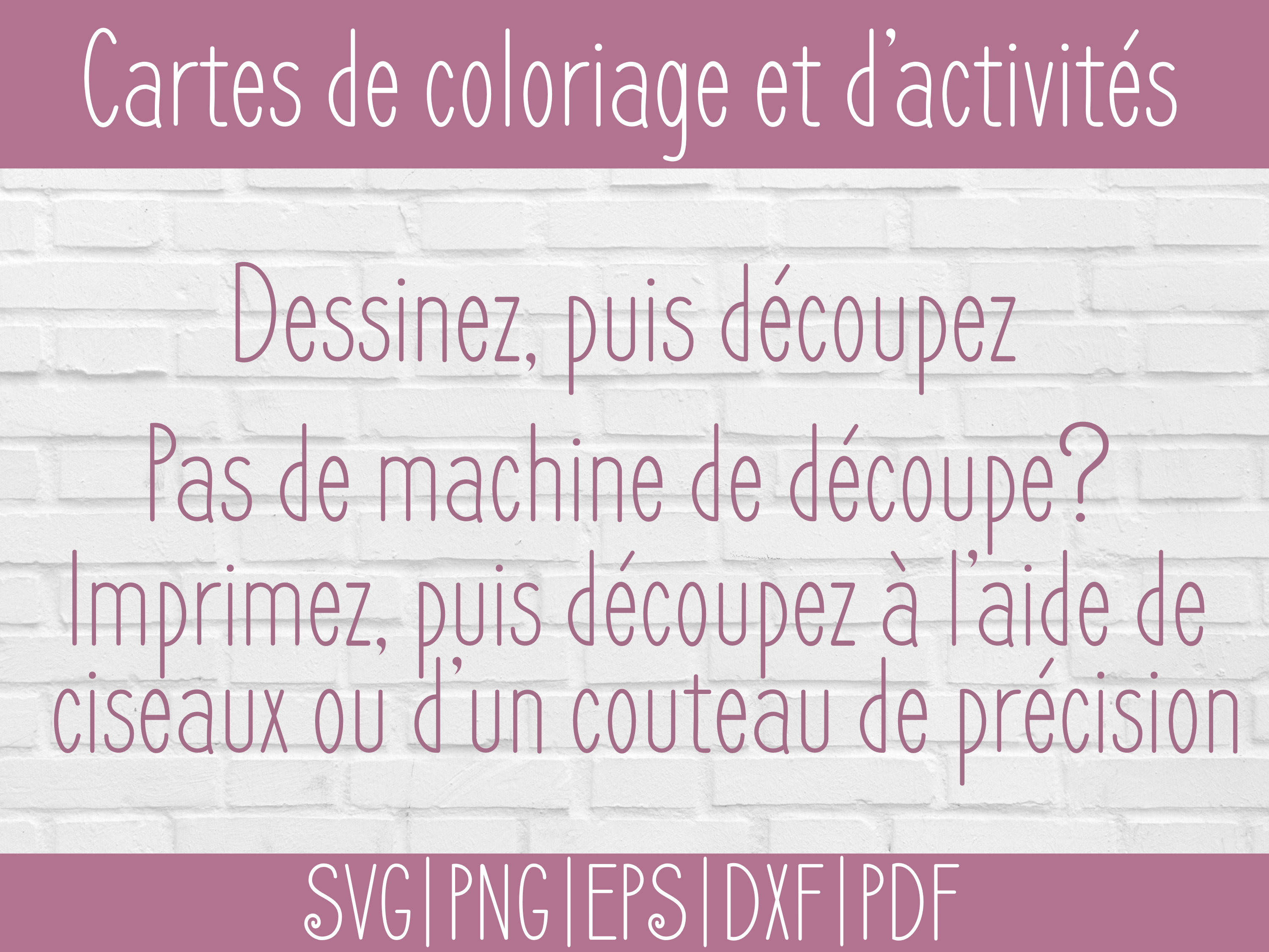 SVG Bundle of 10 Easter Coloring Cards in French, Coloring Pencil ...