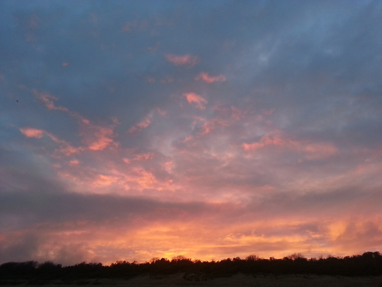 Fiery Sunset From South Beach in Tenby West Wales - Landscape Photo ...