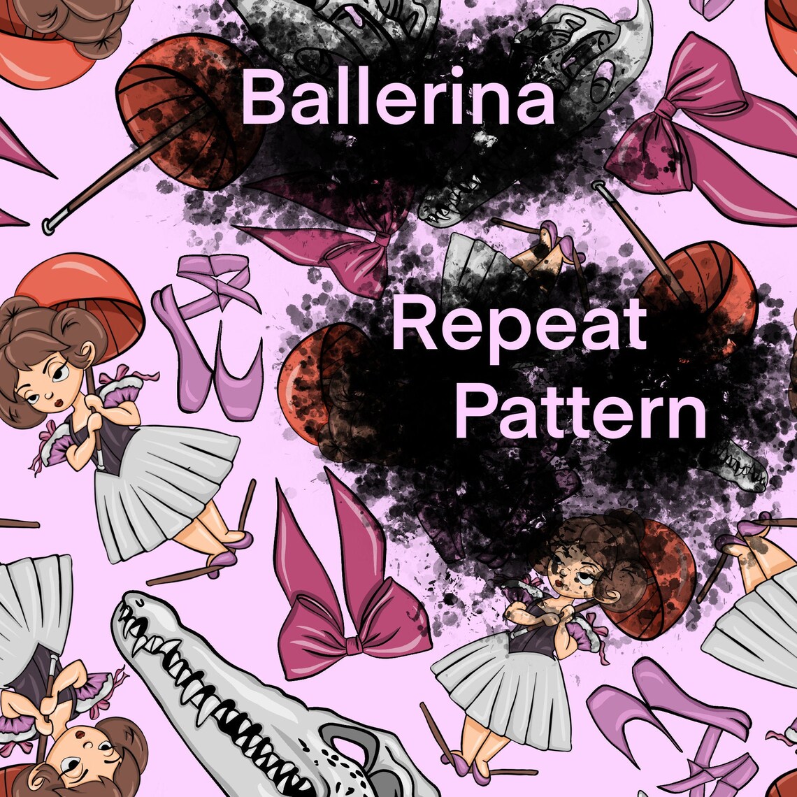 Ballerina Haunted Mansion PNG Pattern - Etsy