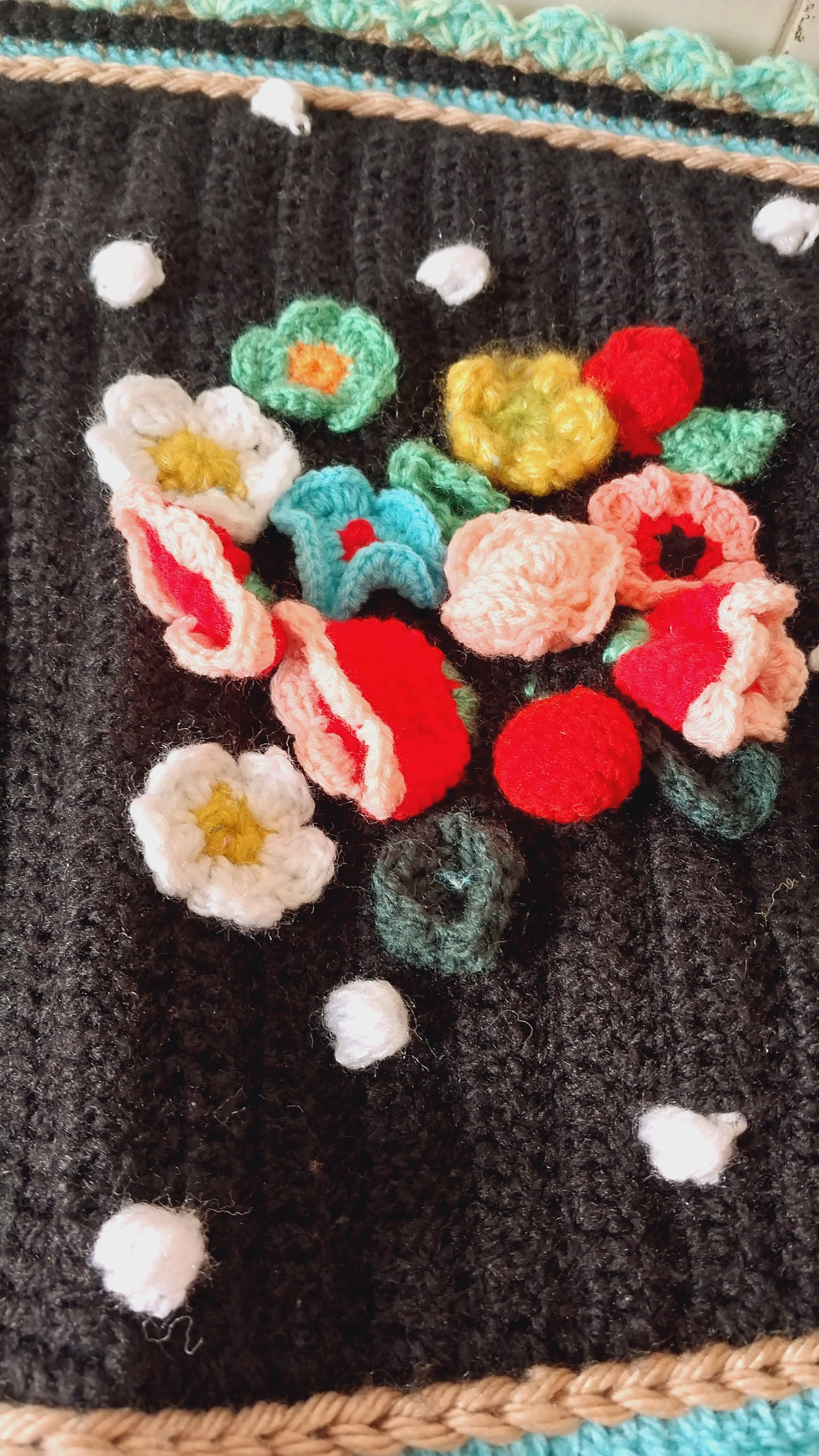 Handmade Crochet Fancy Wedding Shawl 3d Pattern Designer Wrap for Women ...