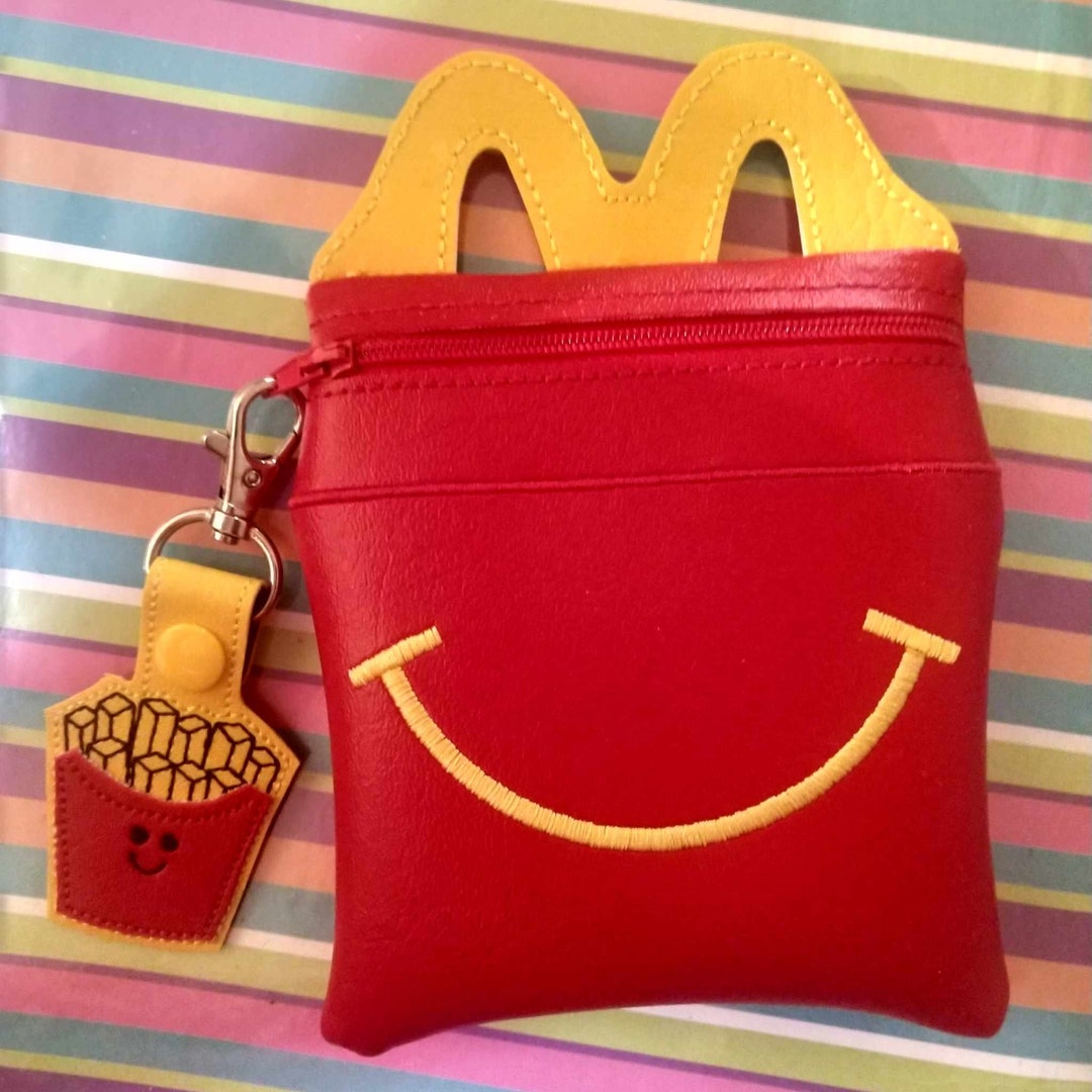 Snack Bag Mcdonalds Happy Meal Zipper Tote Bag Pouch French Fries ...