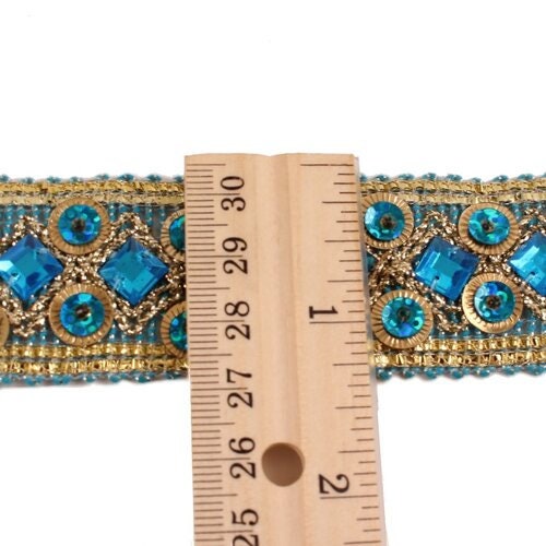 Embellishments Siren Wide Rhinestone Trim Costume Trim Papercraft Craft ...