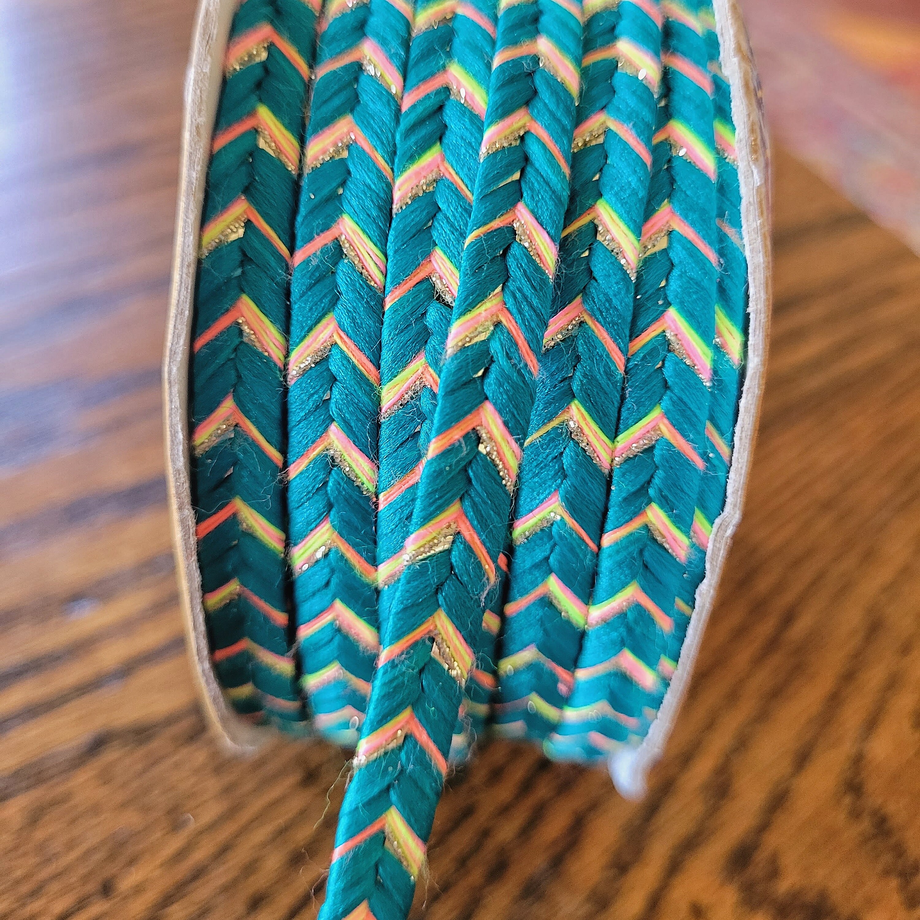 Boho Braided Woven Trim, Arrowhead Weave Ribbon, EDM Rave Costume - Etsy
