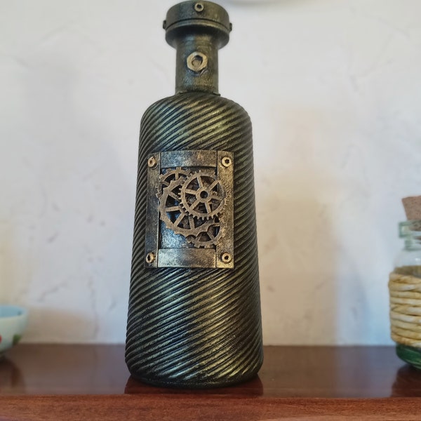 Steampunk Bottle - Etsy