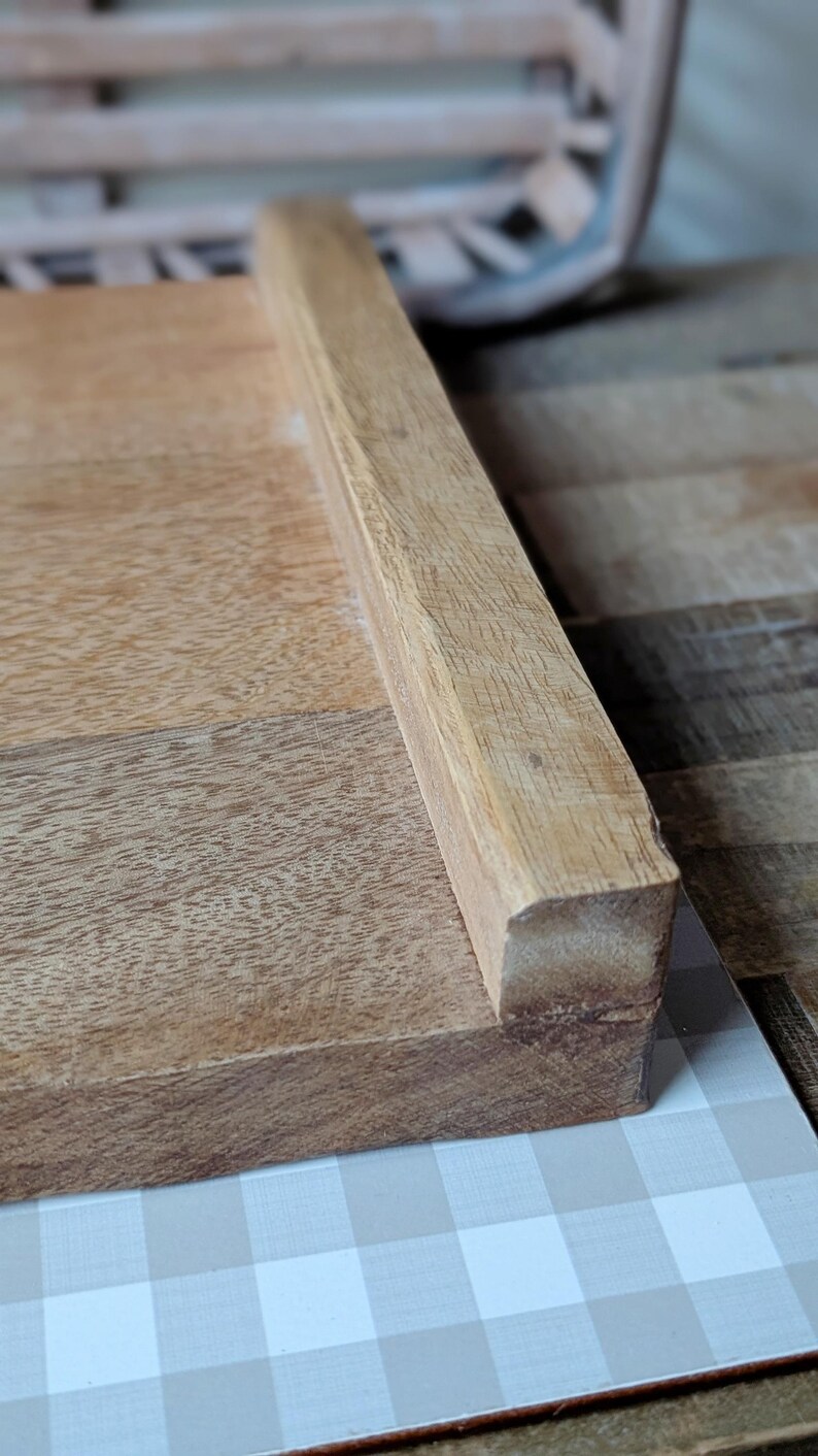 Rustic Wooden Riser- Kitchen Counter Decor - Mango Wood - Etsy