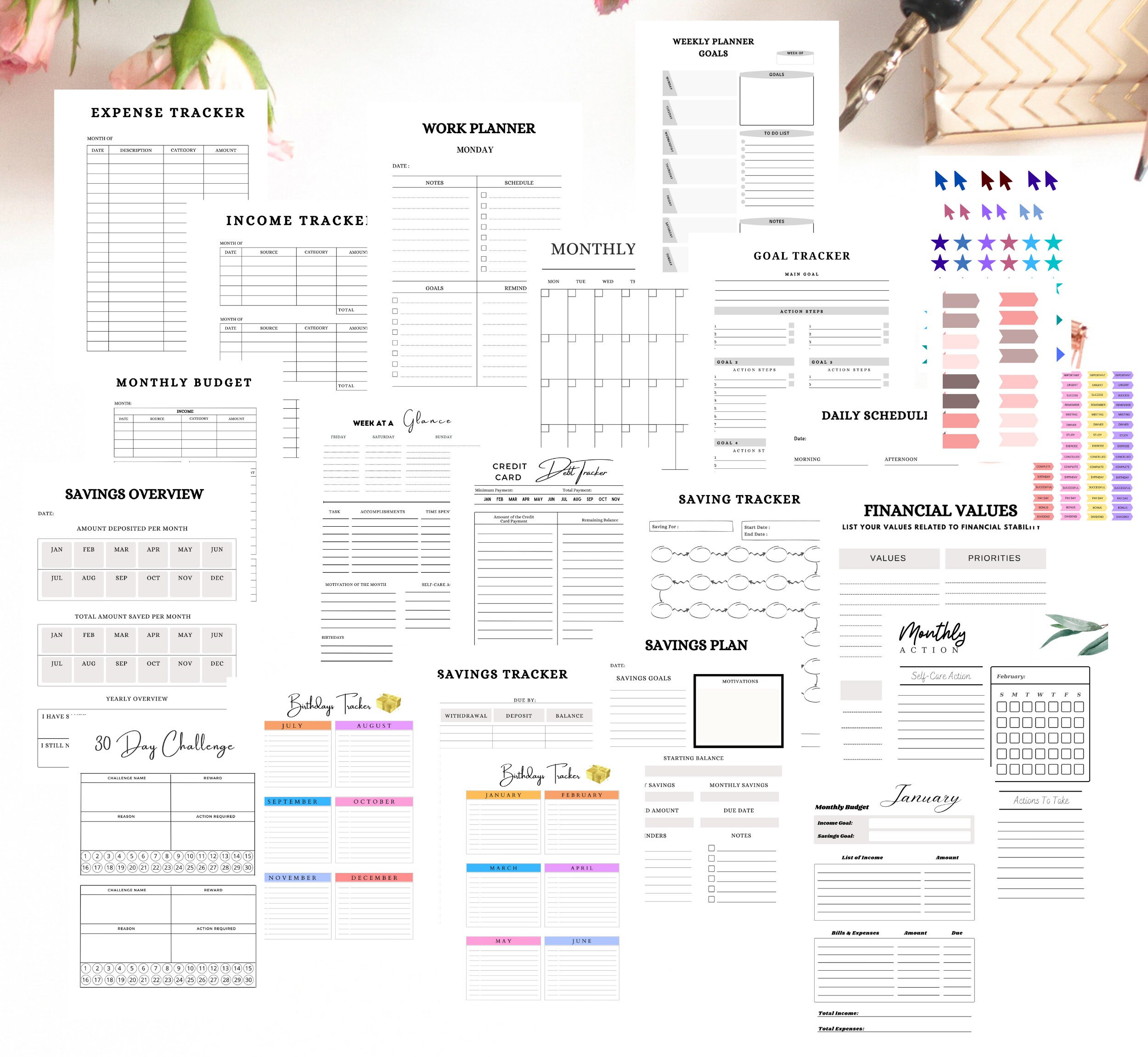 Mega Digital Printable Life Bundle - Etsy