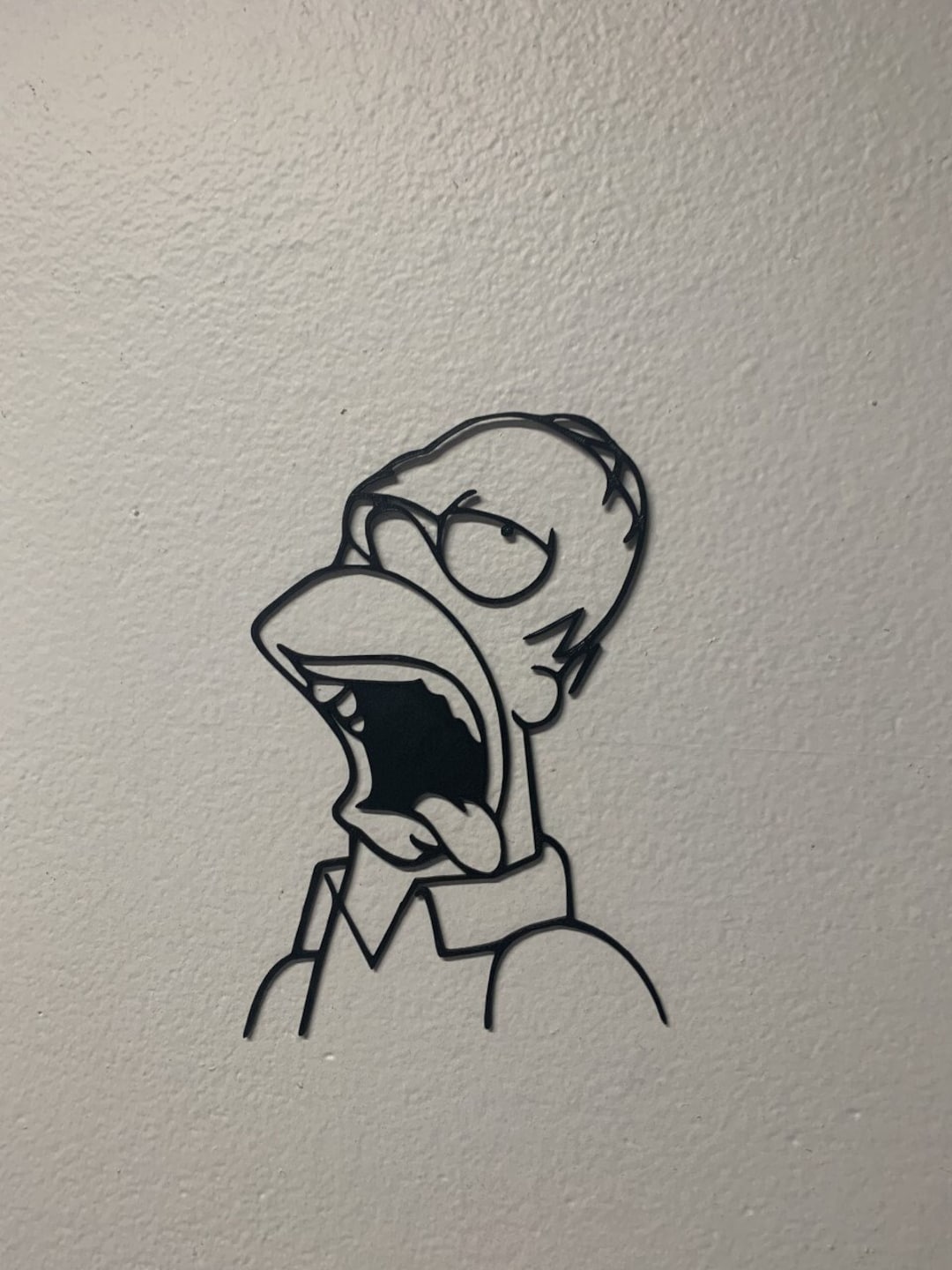 Homer Drool Wall Art (made in U.s.a)-fun and Unique Home or Office ...
