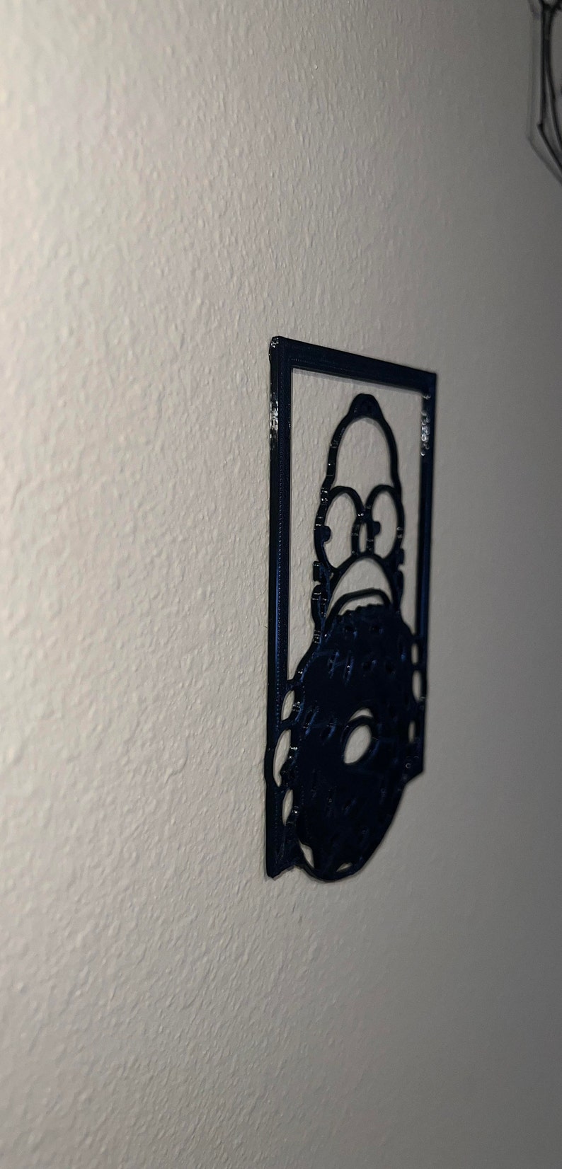 Homer Simpson Eating Donut Wall Art Made In Usafun And Etsy