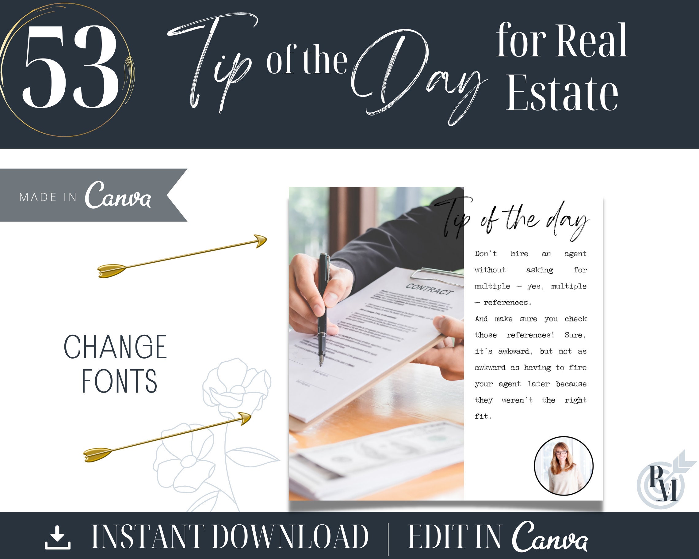 Real Estate Tips for a Year, Tip of the Day Social Posts | Instagram ...