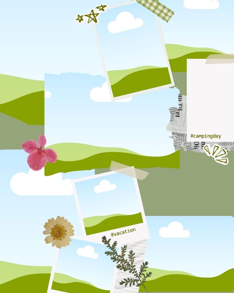 Vision Board Template 2026, Digital Vision Board, 2026 Manifestation ...