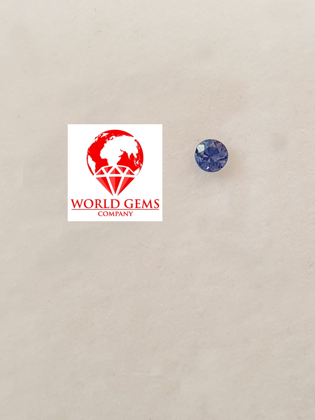 Beautiful Color in a Round Shaped Benitoite From the USA, for ...