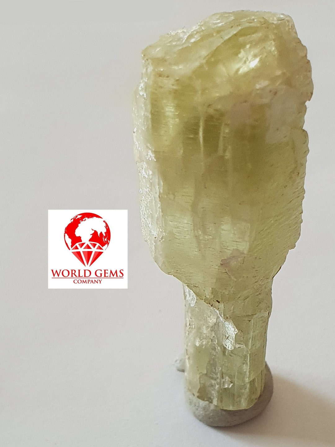 Sample of Brut Beryl Green-yellow in the Form of Crystal or Creators or ...