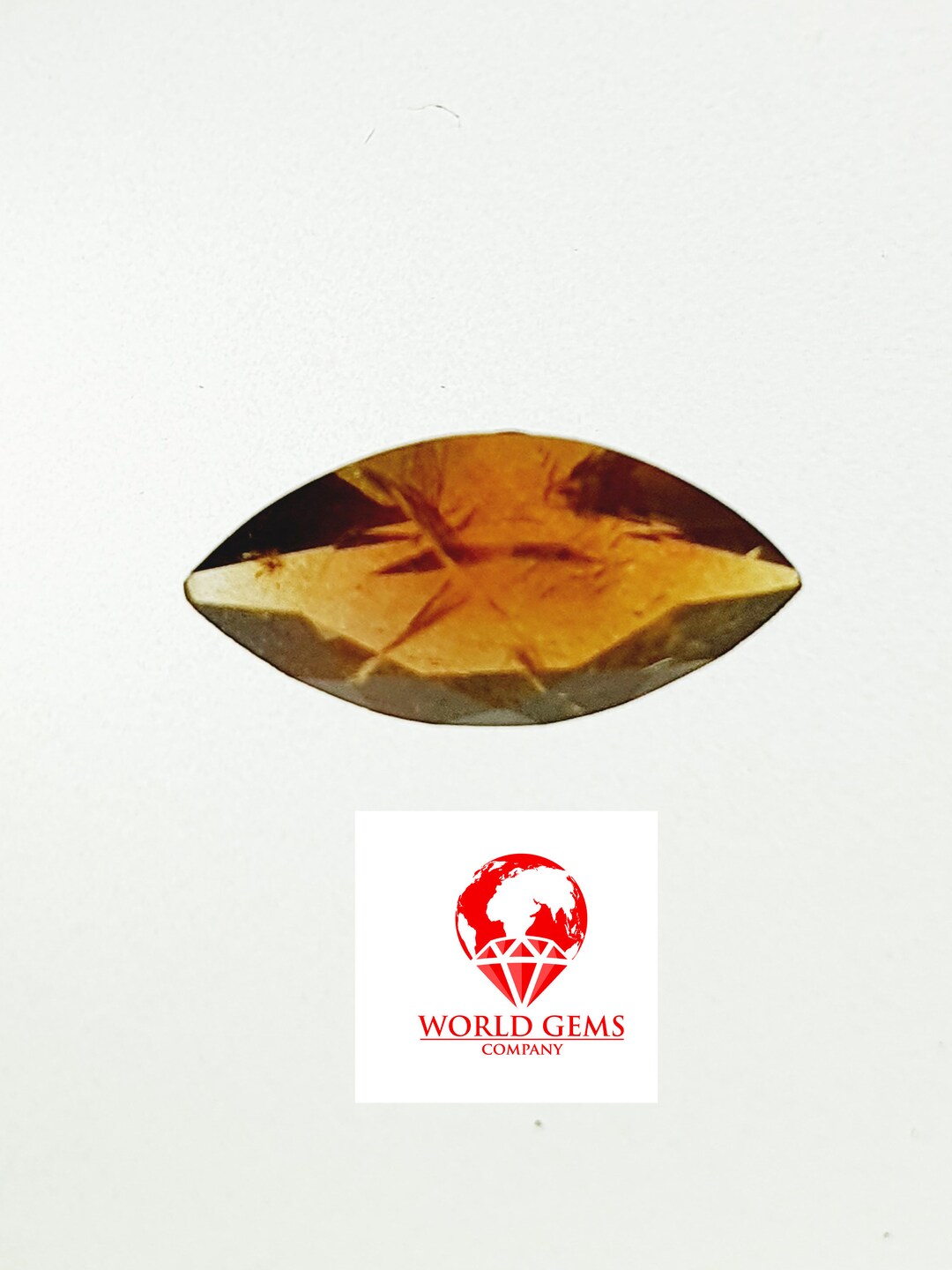 Orange Red Iolite Cordierite in Shuttle Shape Extremely Rare, Very Very ...