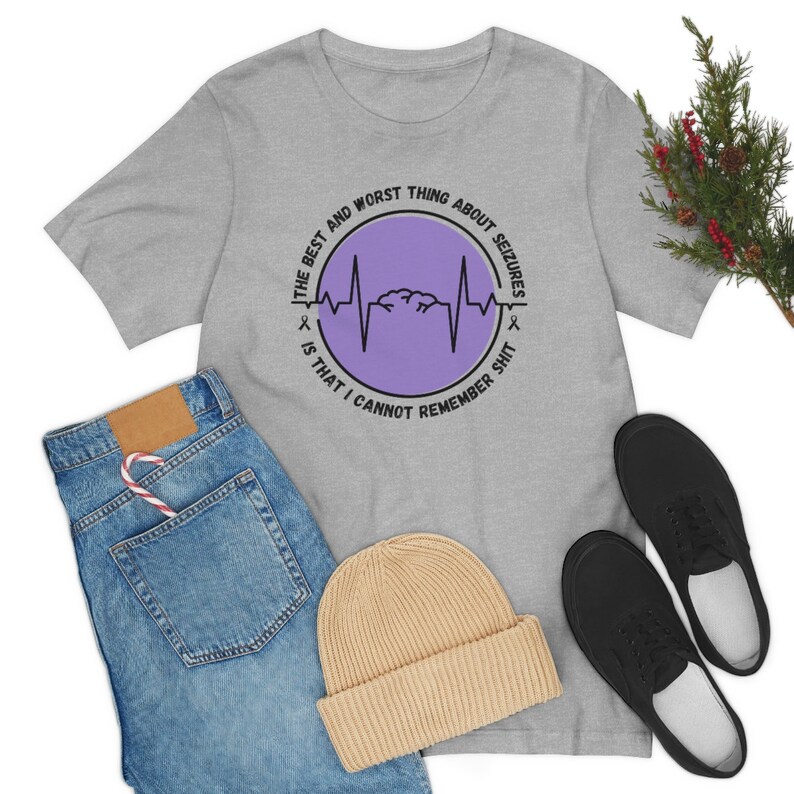 Epilepsy Shirt Seizure Awareness T-shirt Memory Loss Unisex Adult ...