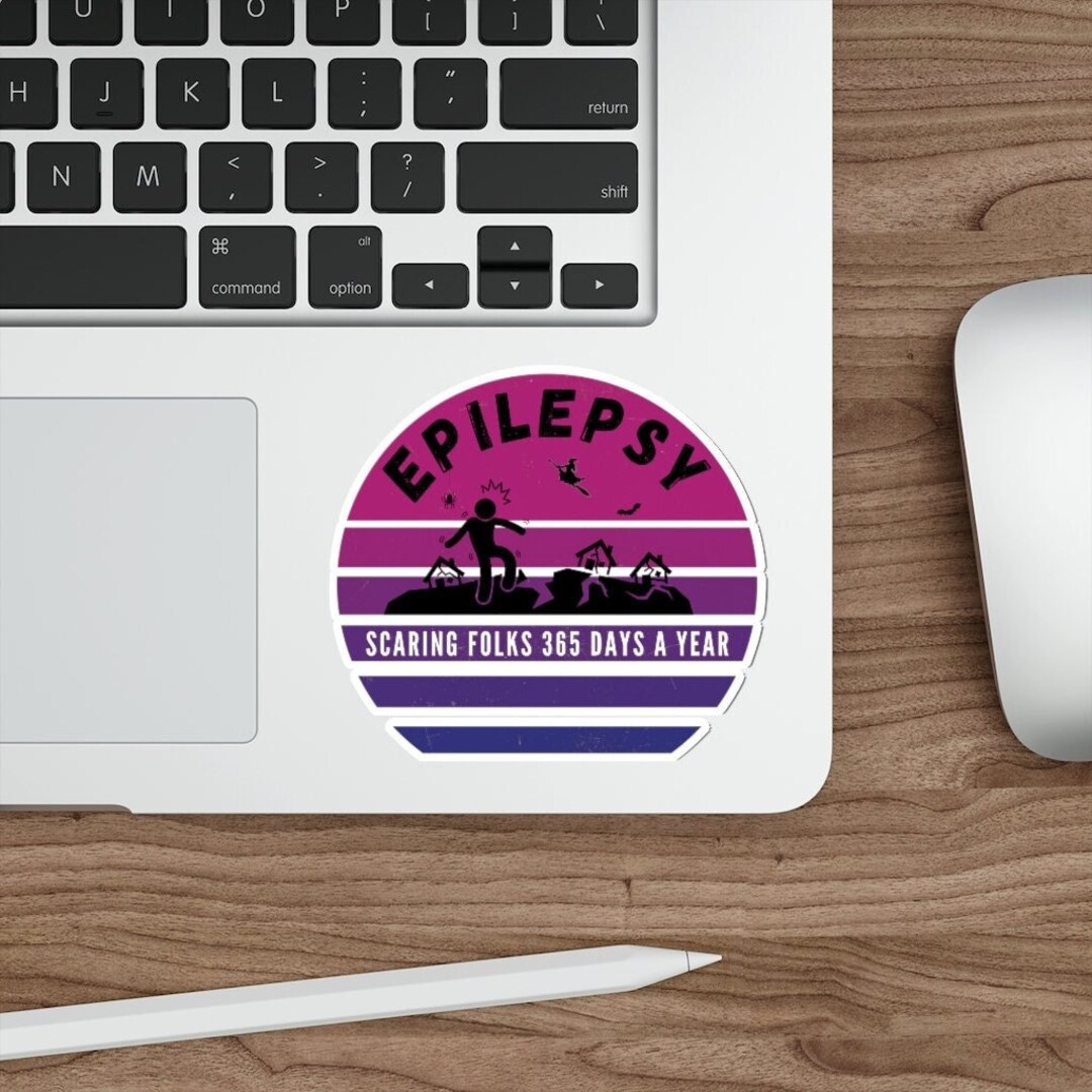 Epilepsy Vinyl Sticker Indoor Outdoor Use Eco-friendly Non-epileptic ...