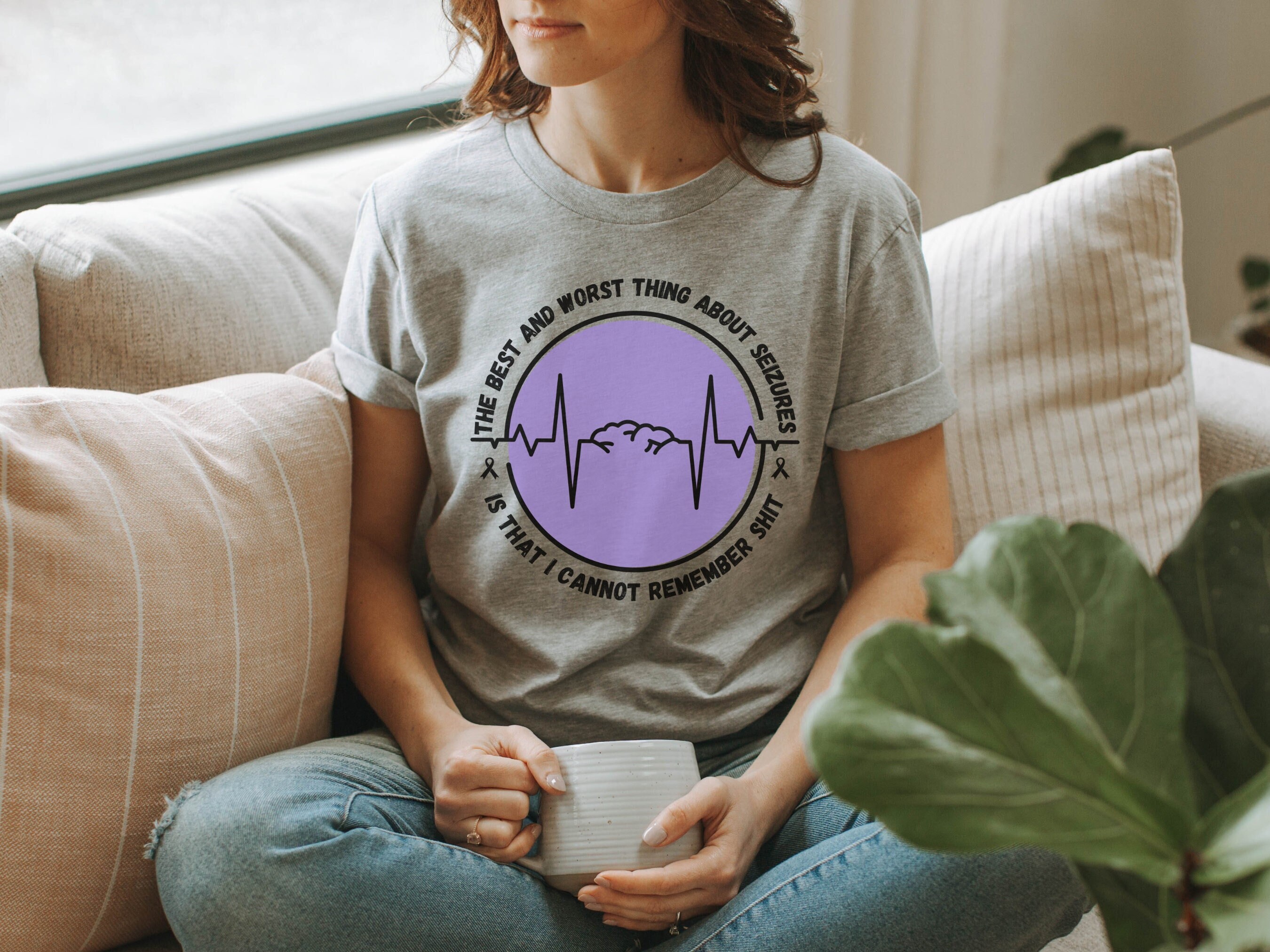 Epilepsy Shirt Seizure Awareness T-shirt Memory Loss Unisex Adult ...