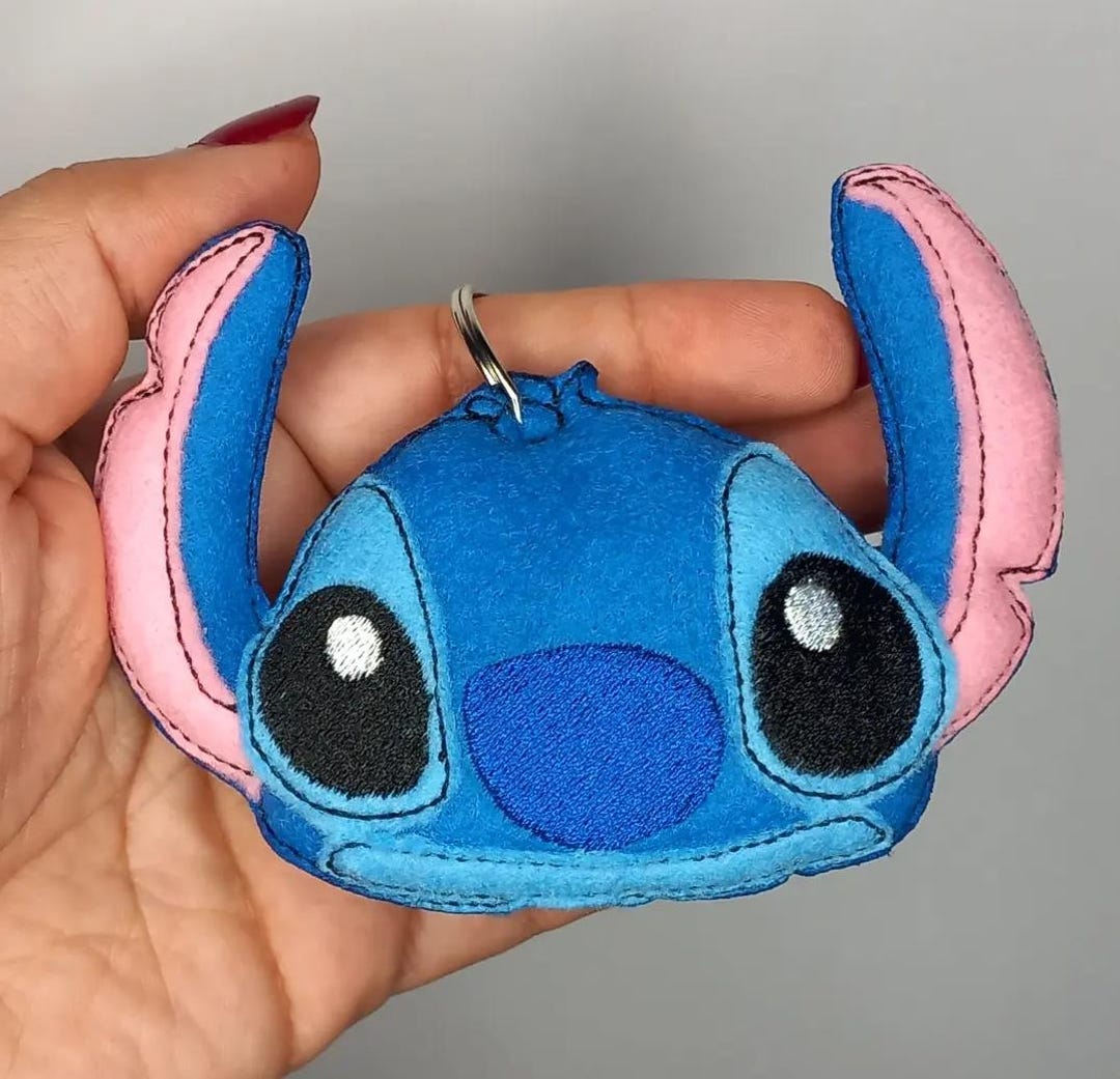 Stitch /angel Key Ring - Etsy