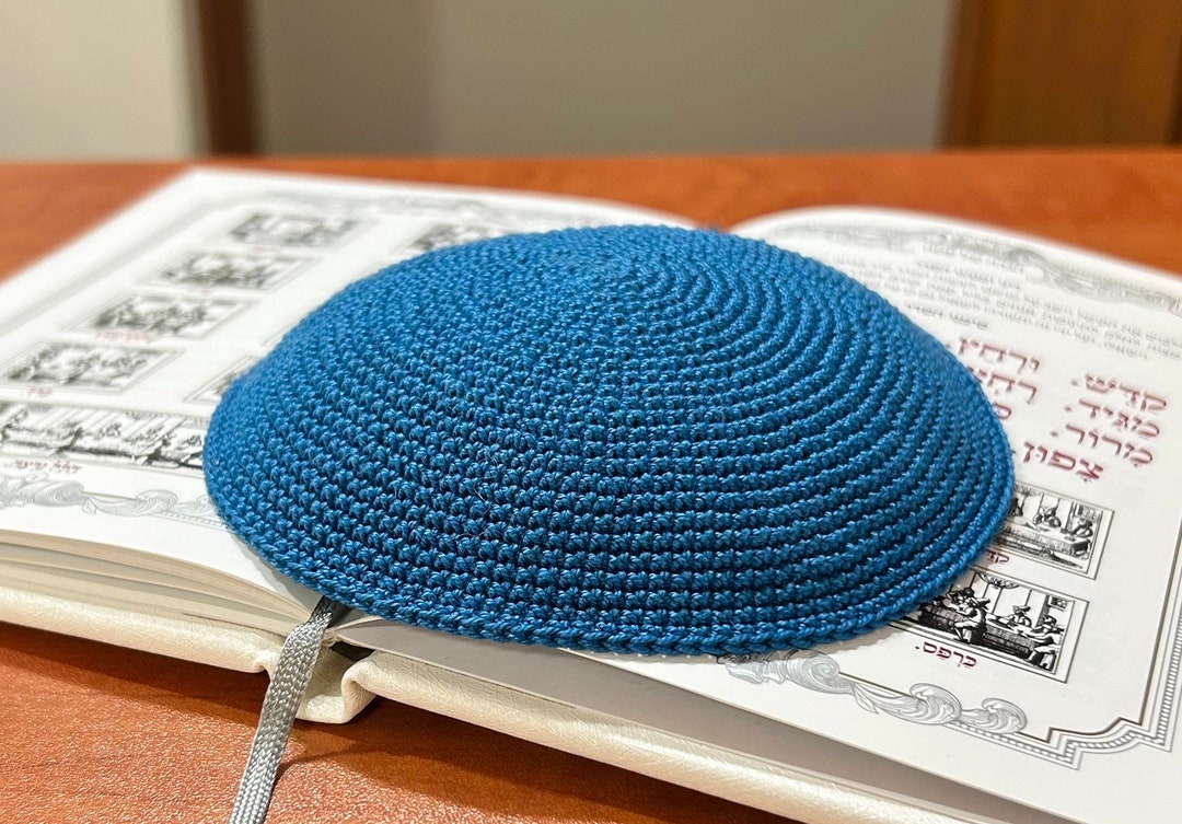 Crocheted Plain Kippah in Different Colors - Jordan (pre-order) - Free ...