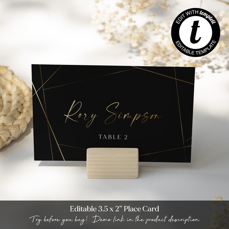 Editable Birthday Any Age Birthday Table Sign With Flat Place - Etsy