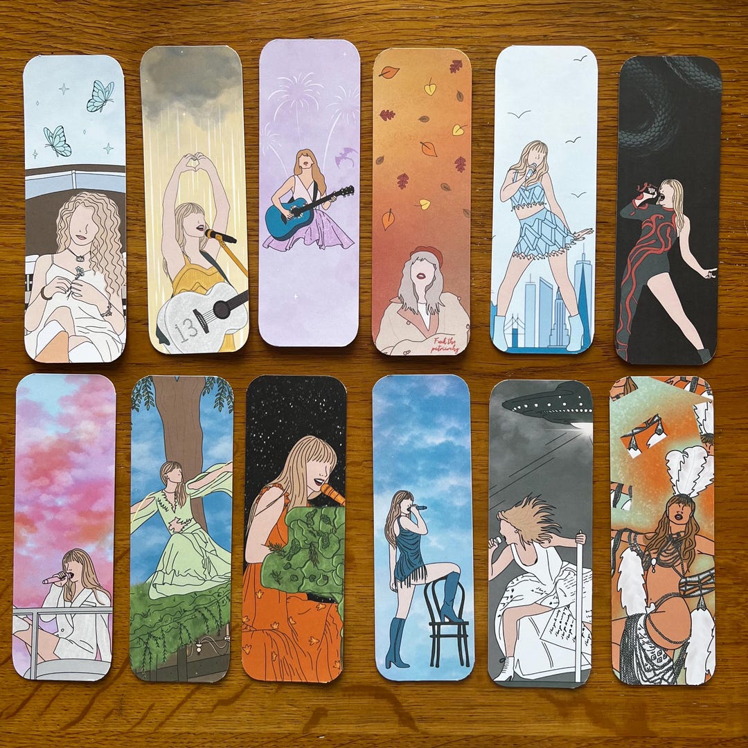 Swifty Bookmark - Every Era - Full Bundle - Etsy