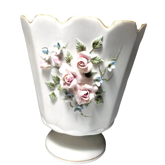 Vases Home Décor Vintage Lefton China Flower Vases Set of 2 etna.com.pe