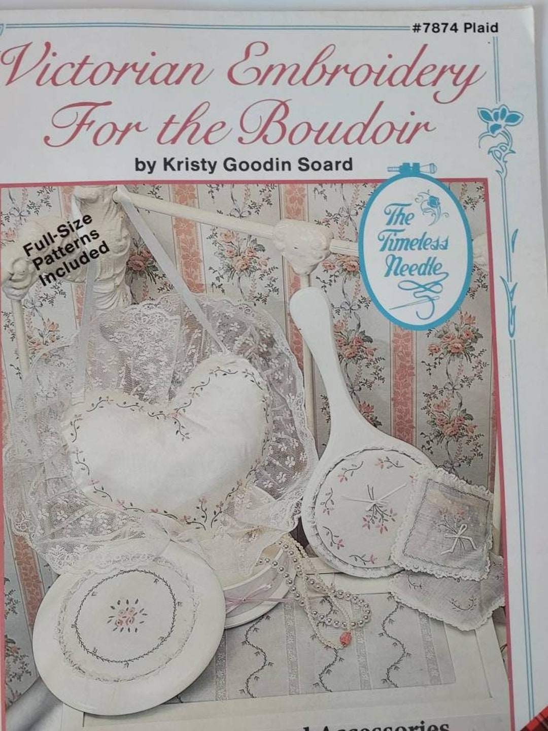 Embroidery Pattern Book --victorian Embroidery for the Boudoir--#7874 ...