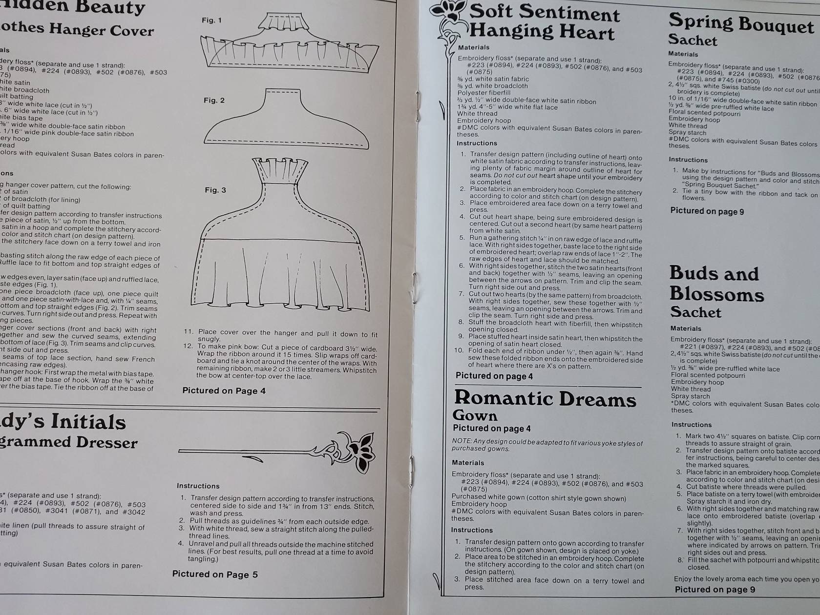 Embroidery Pattern Book --victorian Embroidery for the Boudoir--#7874 ...