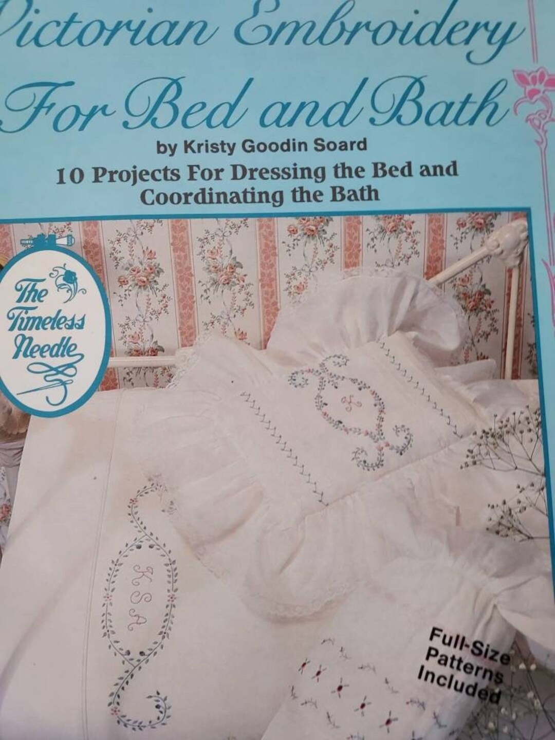 Embroidery Pattern Book --victorian Embroidery for Bed and Bath by ...