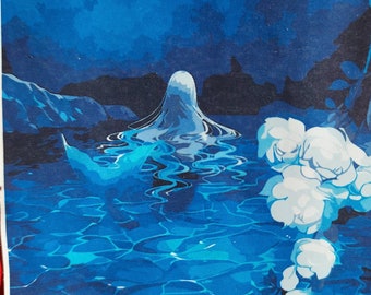 Paint by Number Mermaid | Etsy