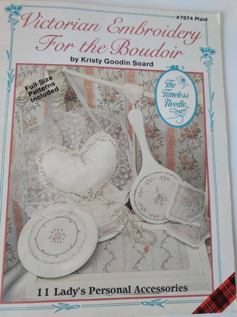 Embroidery Pattern Book victorian Embroidery for the - Etsy