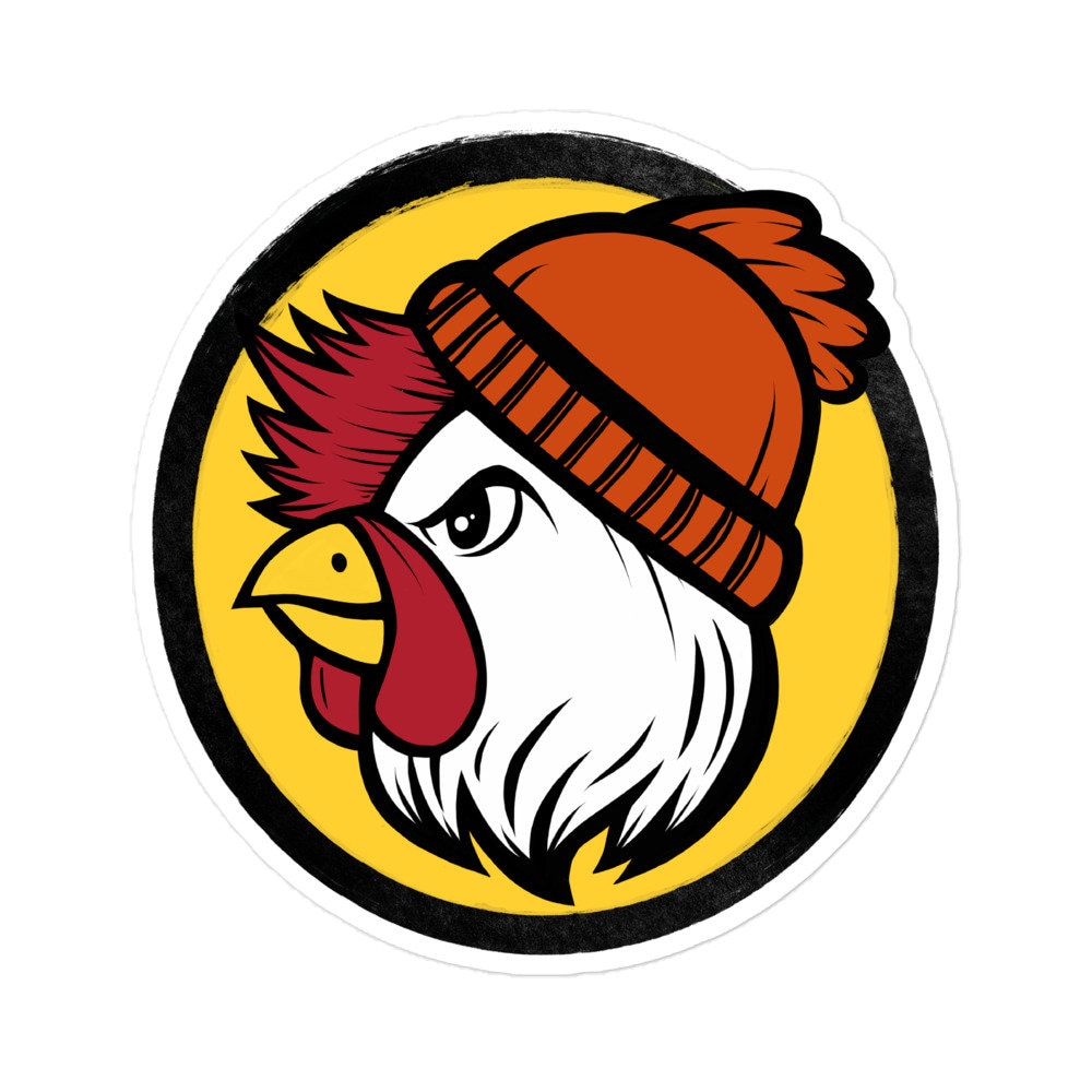 Fried Chicken Shop Sticker - Illustration - Etsy