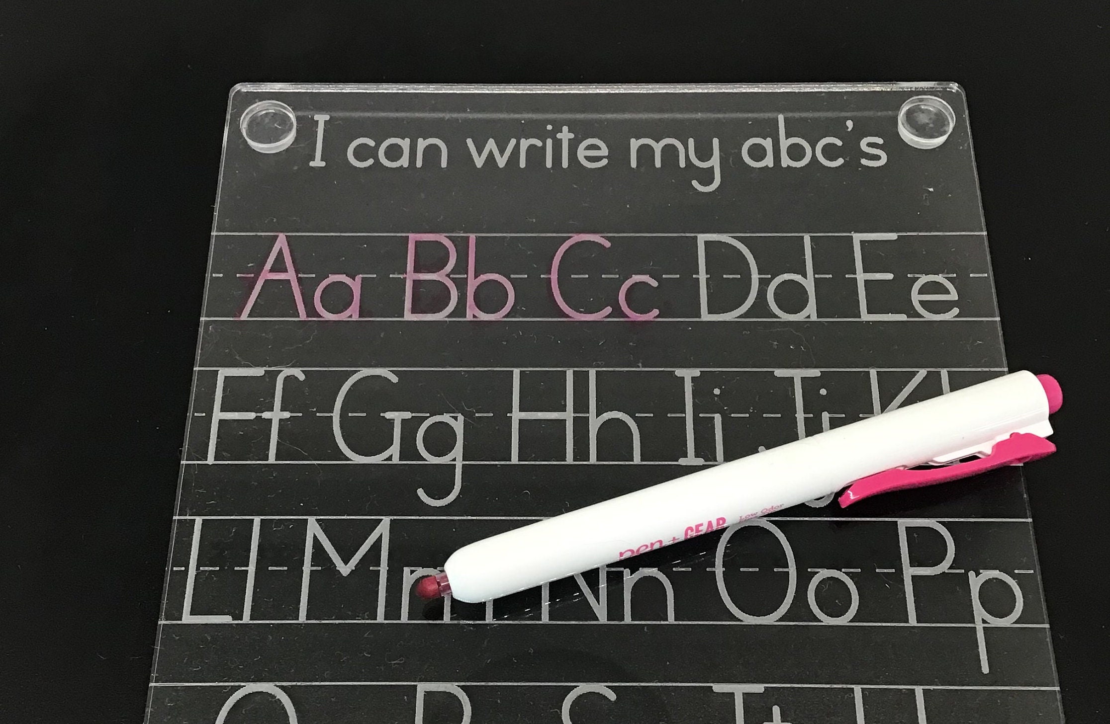 Dry Erase Tracing Board, Reusable Tracing Board, Writing Practice Board ...