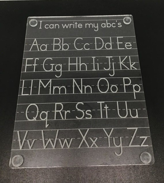 Dry Erase Tracing Board Reusable Tracing Board Writing - Etsy